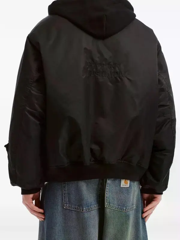 MUSIUM DIV. Hooded Bomber Jacket