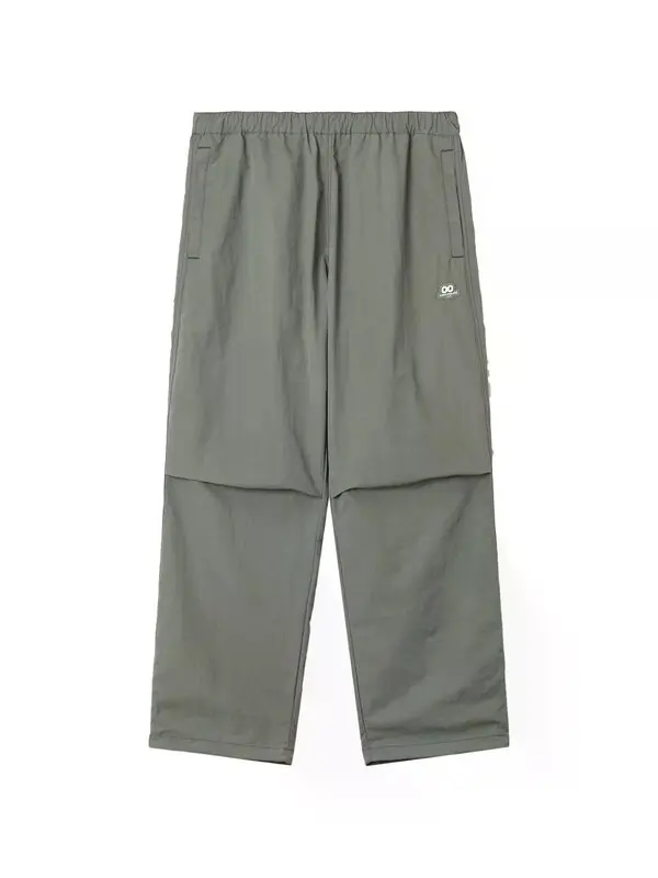 CHOCOOLATE Logo-patch Straight-leg Trousers