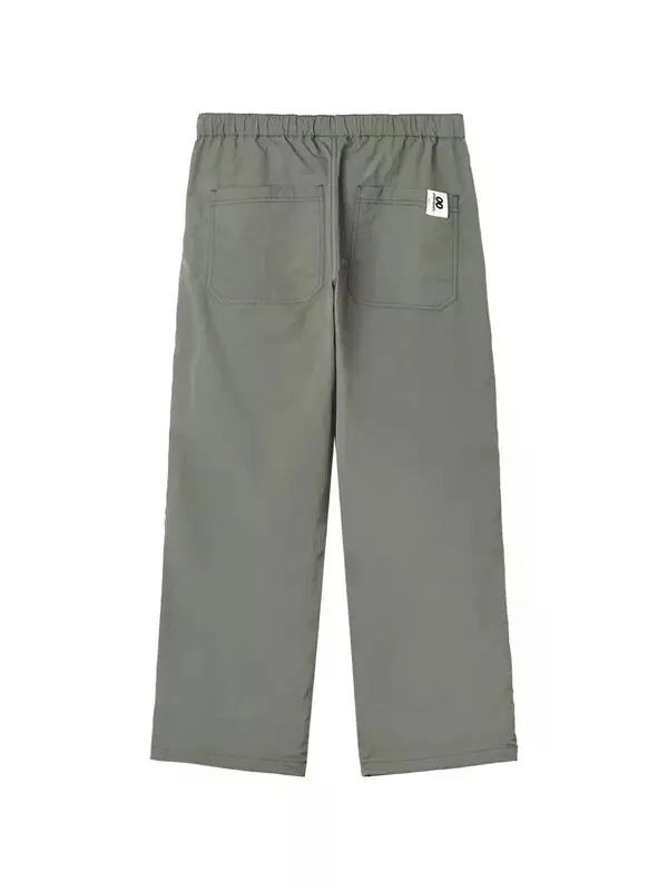 CHOCOOLATE Logo-patch Straight-leg Trousers