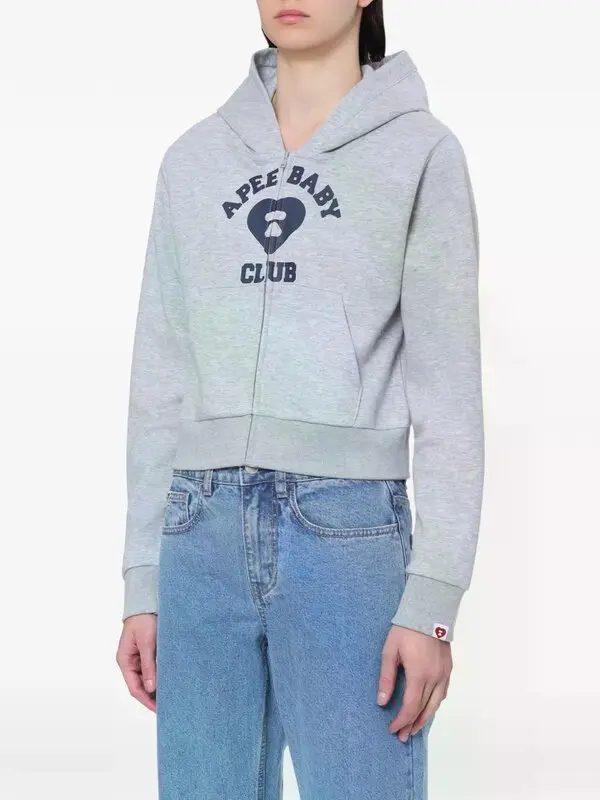 AAPE BY *A BATHING APE Logo-print Zip-up Hoodie