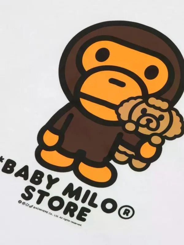 A BATHING APE Baby Milo Graphic-print T-shirt