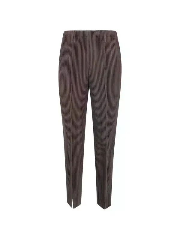 Issey Miyake Plissé-effect Tailored Trousers