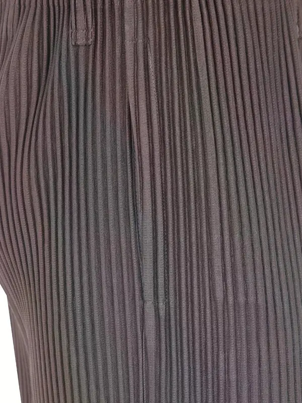 Issey Miyake Plissé-effect Tailored Trousers