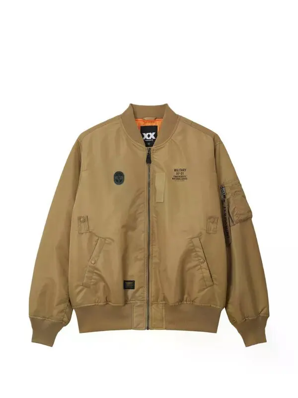 FINGERCROXX Logo-print Bomber Jacket