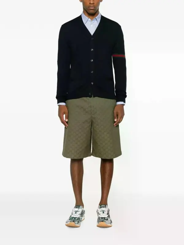 Gucci Web Stripe Cardigan