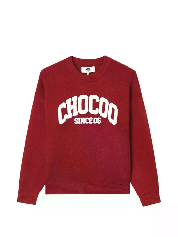 CHOCOOLATE Logo-patch Crew-neck Sweater