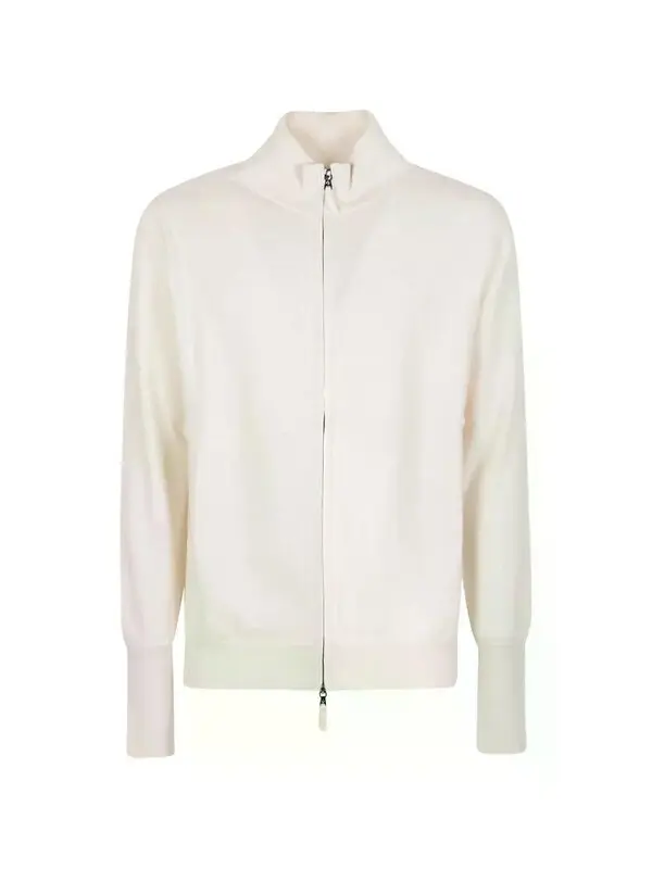 BALLANTYNE Zip-up Cashmere Cardigan