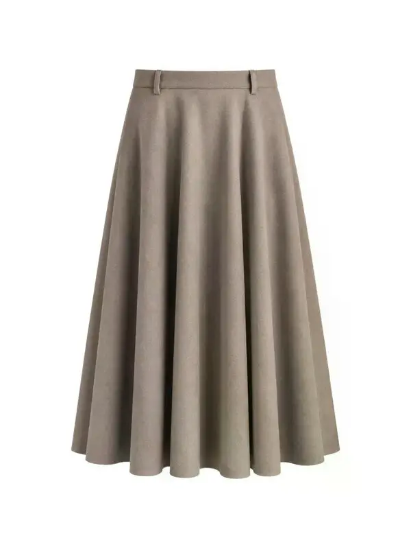 Max Mara A-line Flared Skirt - Neutrals