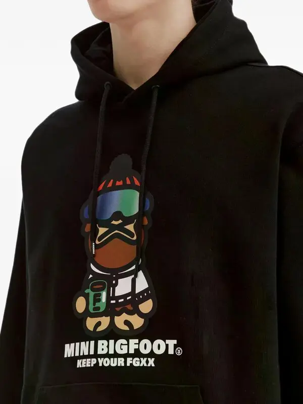 FINGERCROXX Mini Bigfoot Graphic-print Hoodie