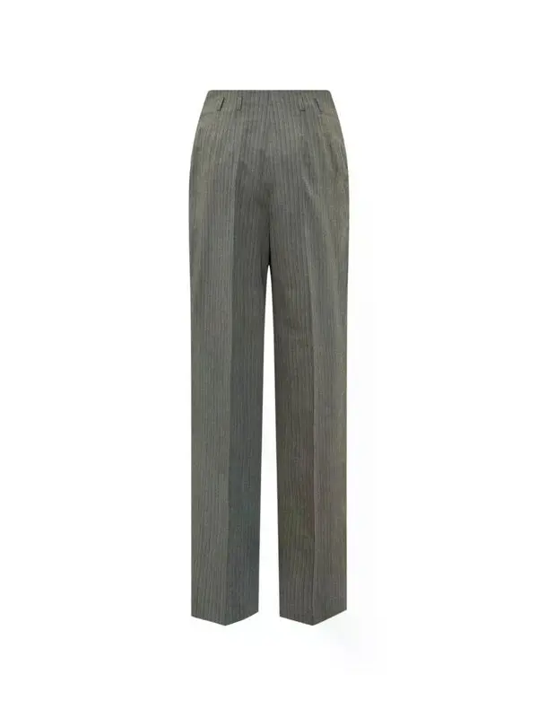 Alberta Ferretti Pinstripe-pattern Tailored Trousers