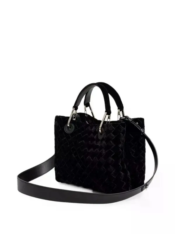 Emporio Armani Woven-effect Tote Bag
