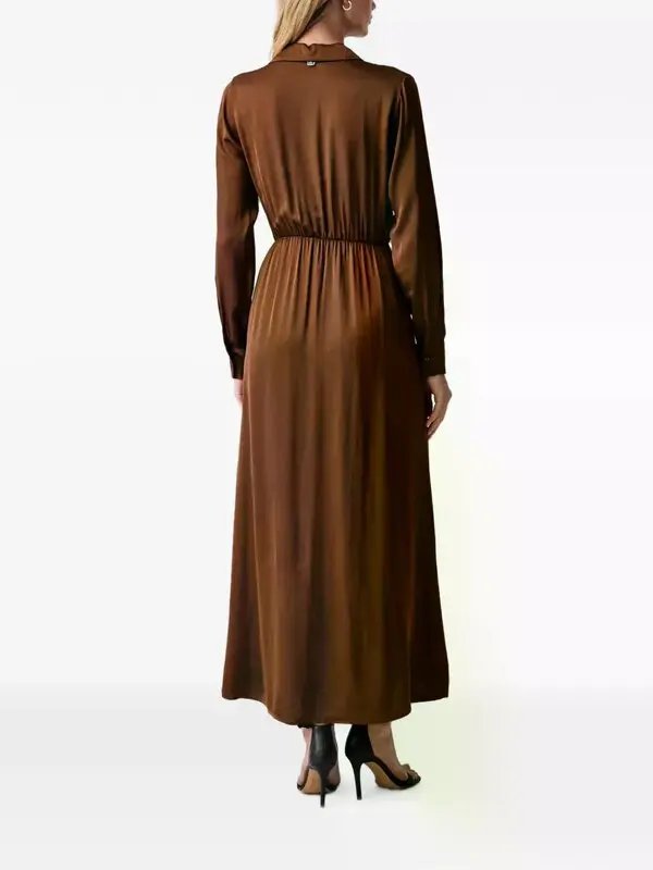 FRACOMINA Wrap-style Slit-detail Maxi Dress