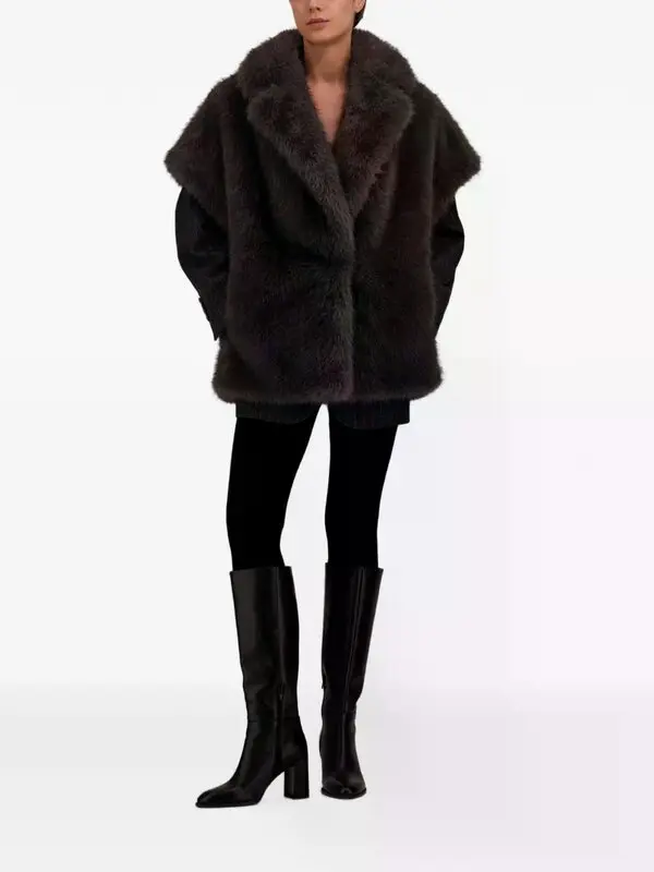 Herno Lapel-collar Faux-fur Vest
