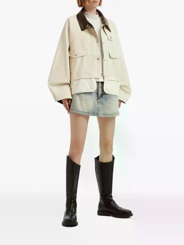 MUSIUM DIV. Quilted-panel Jacket