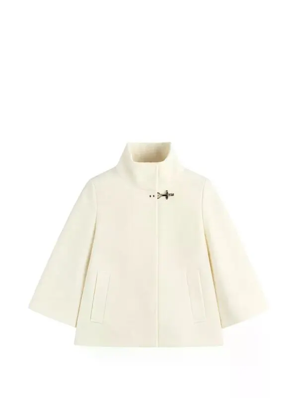 FAY Lobster-claw Fastening Funnel-neck Jacket