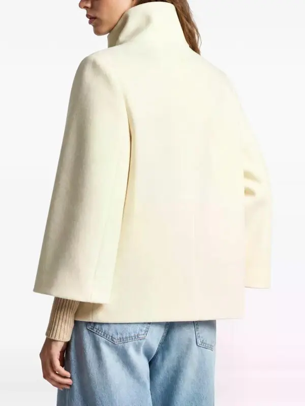 FAY Lobster-claw Fastening Funnel-neck Jacket