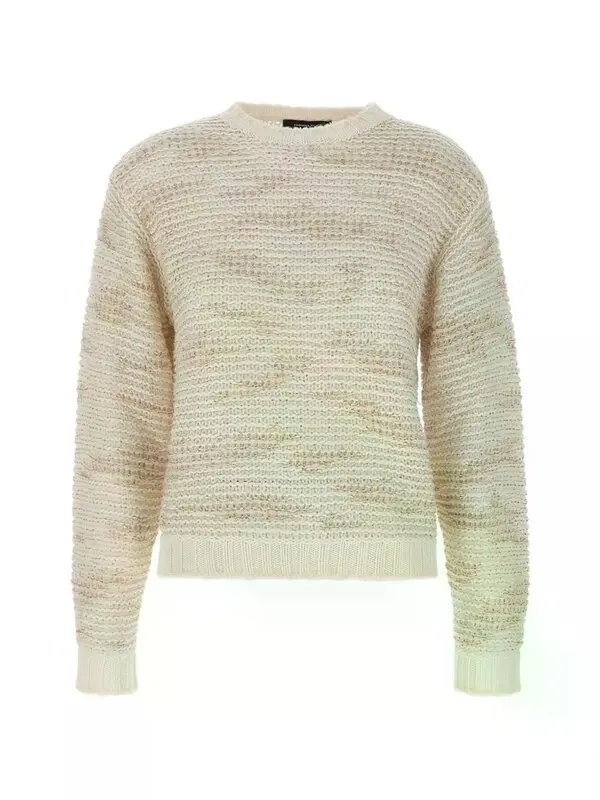 Fabiana Filippi Sequin-embellished Cable-knit Sweater - Neutrals