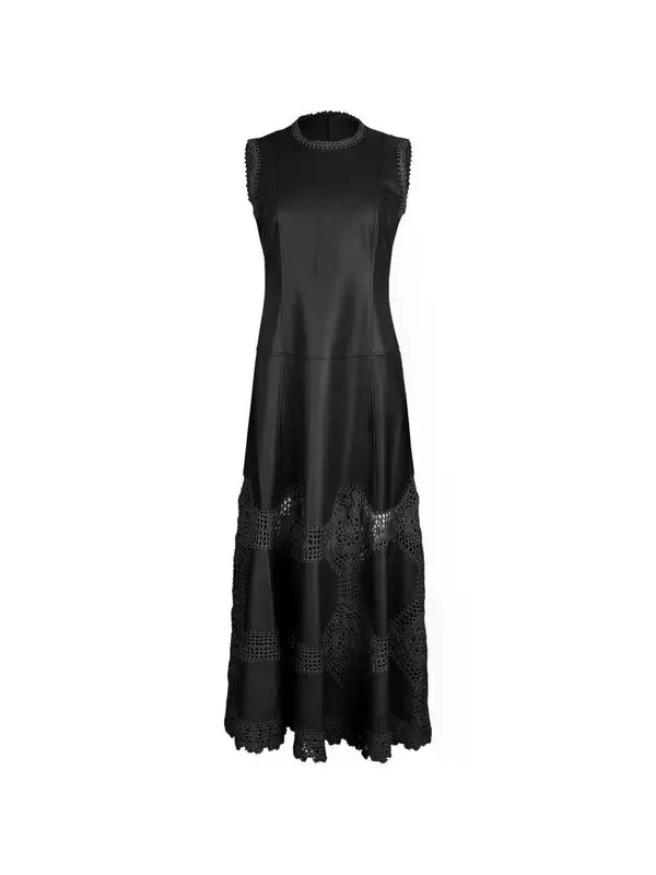 Ulla Johnson Ilana Leather Midi Dress