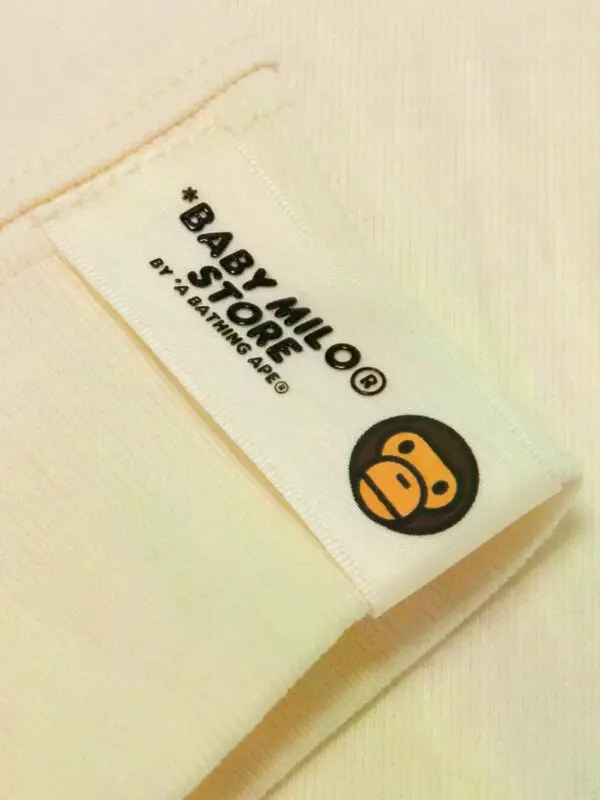 A BATHING APE Baby Milo Graphic-print Long Sleeve T-shirt