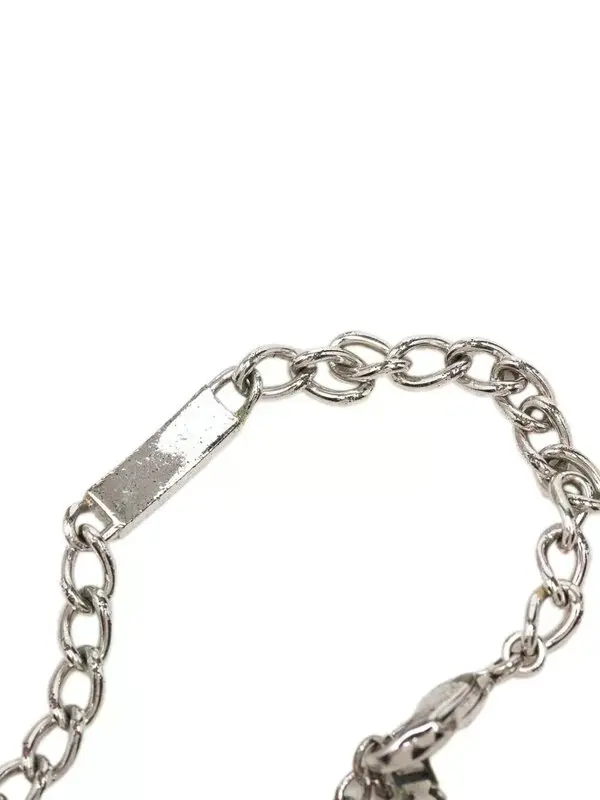 Dior 20th Century Brass Logo Chain Link Bracelet Costume Bracelet