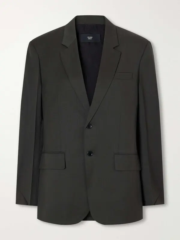 Phoebe Philo Wool And Mohair-blend Twill Blazer