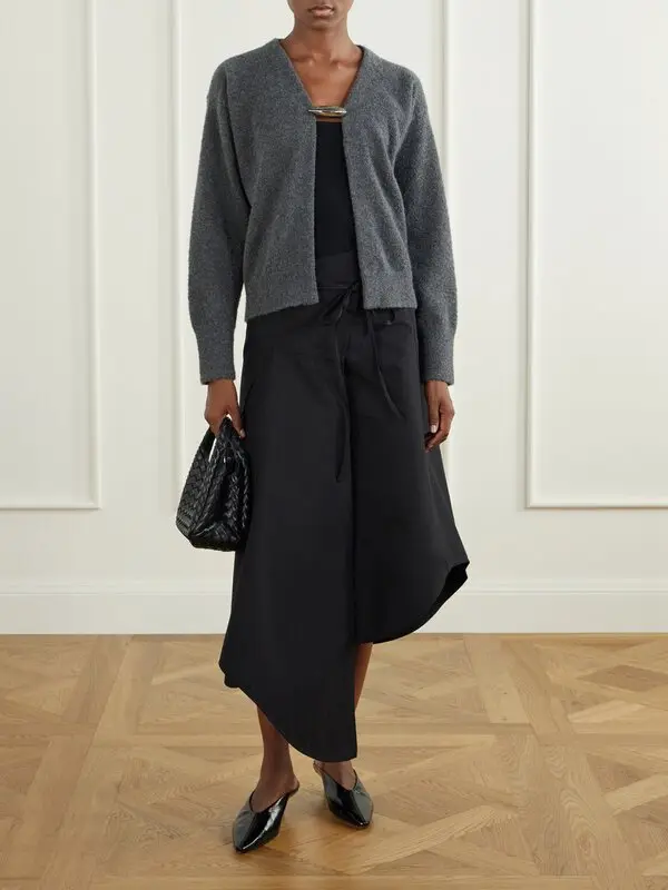 Bottega Veneta Embellished Cashmere, Wool And Silk-blend Cardigan
