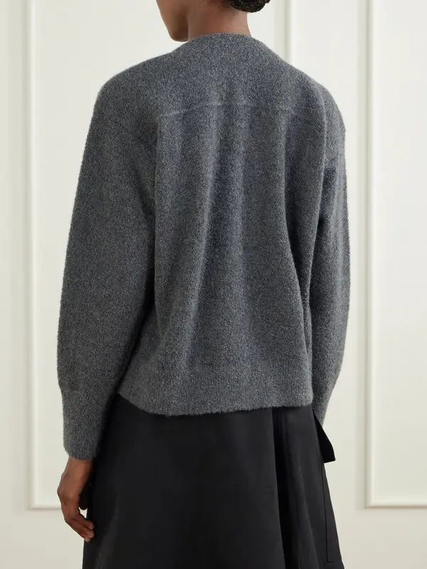 Bottega Veneta Embellished Cashmere, Wool And Silk-blend Cardigan