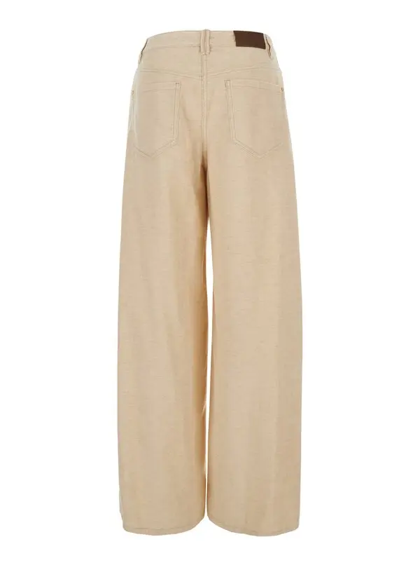 Brunello Cucinelli Wide-leg Corduroy Pants - No