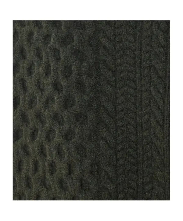 Sea Cable-knit Corduroy-trim Sweater - No