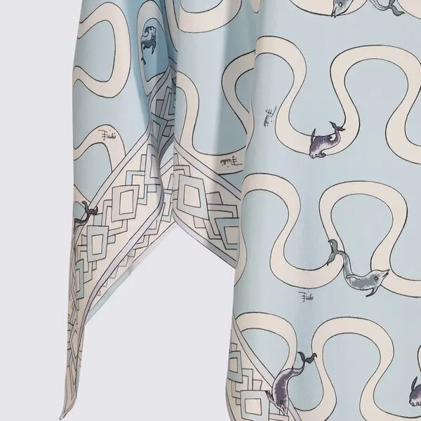 Emilio Pucci Printed Handkerchief-hem Top