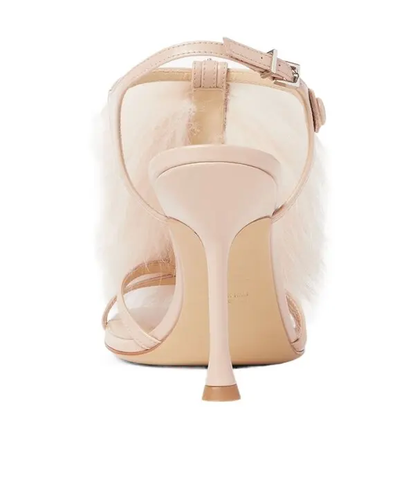Fendi Noir Light Leather Sandals