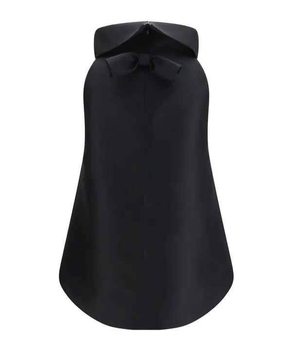 Balenciaga Bow Back High Neck Top