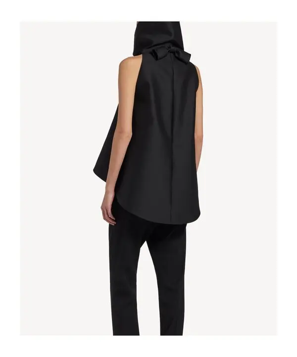 Balenciaga Bow Back High Neck Top