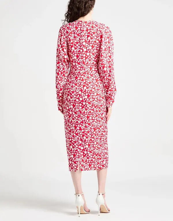 Marni Floral Print Long-sleeve Dress