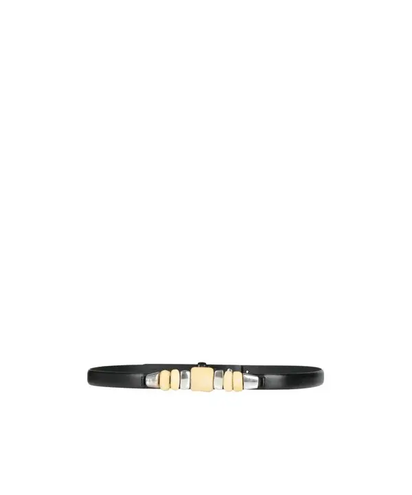 Isabel Marant Étoile Minimalist Thin Leather Belt - Black