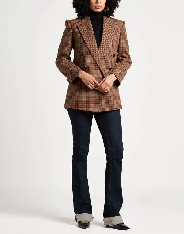 Chloé Plaid Blazer