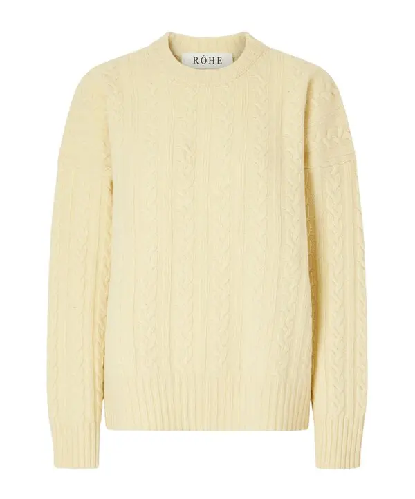 RÓHE Cable-knit Sweater