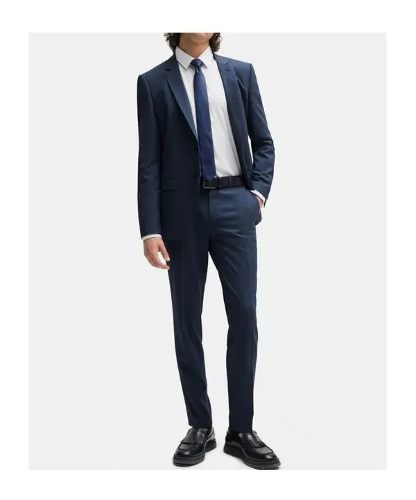 Hugo Boss Textured Tailored Trousers