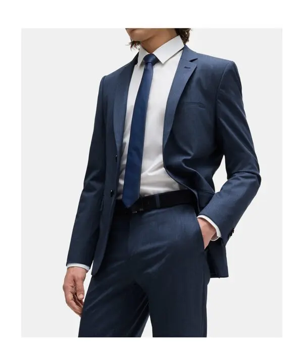 Hugo Boss Textured Tailored Trousers