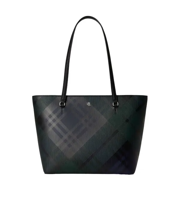 Ralph Lauren Plaid Tote Handbag