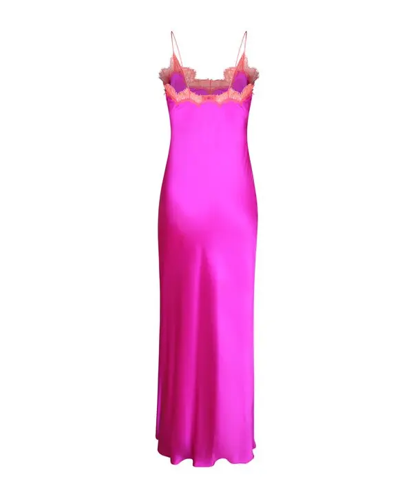 Roberto Cavalli Lace Trim Slip Dress
