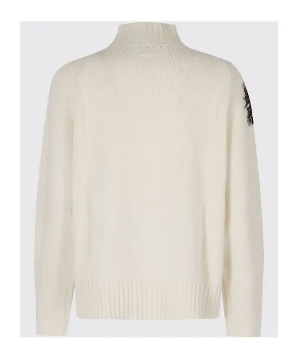 ERMANNO FIRENZE Embellished Turtleneck Sweater