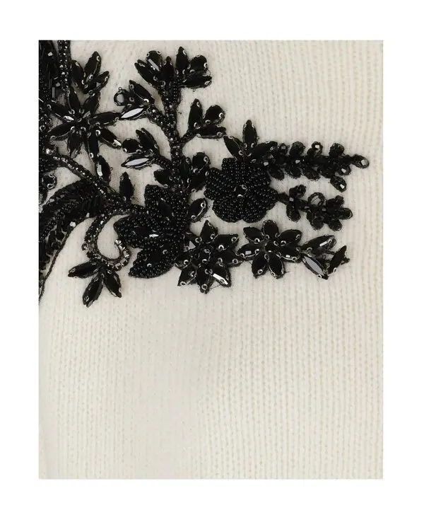 ERMANNO FIRENZE Embellished Turtleneck Sweater