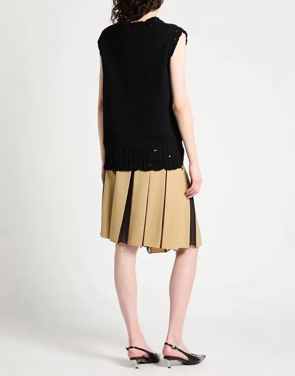 Marni Solid-colored Sleeveless V-neck Knitwear