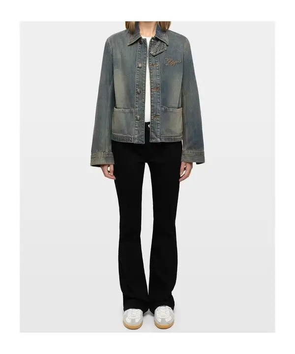 Zadig&Voltaire Lessa Denim Jacket - Medium Blue