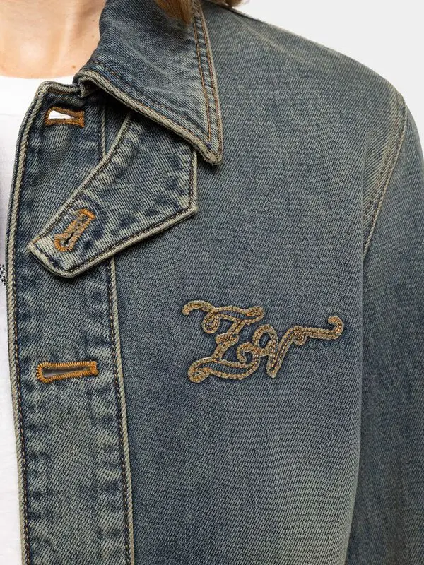 Zadig&Voltaire Lessa Denim Jacket - Medium Blue