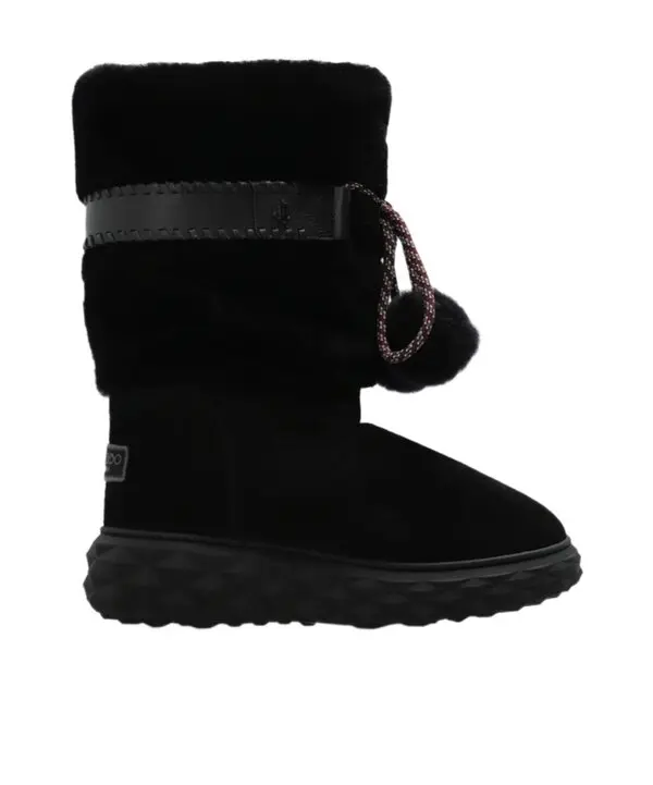 JIMMY CHOO Round-toe Short Boots