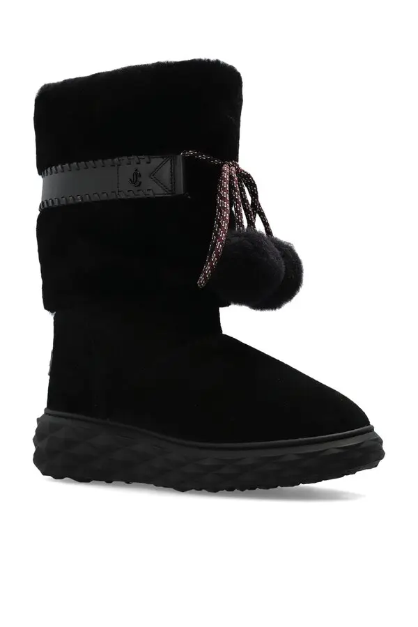 JIMMY CHOO Round-toe Short Boots