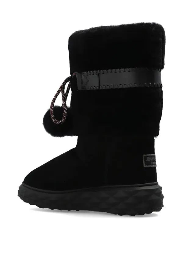 JIMMY CHOO Round-toe Short Boots