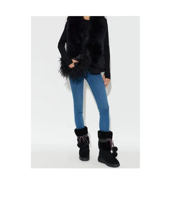 JIMMY CHOO Round-toe Short Boots